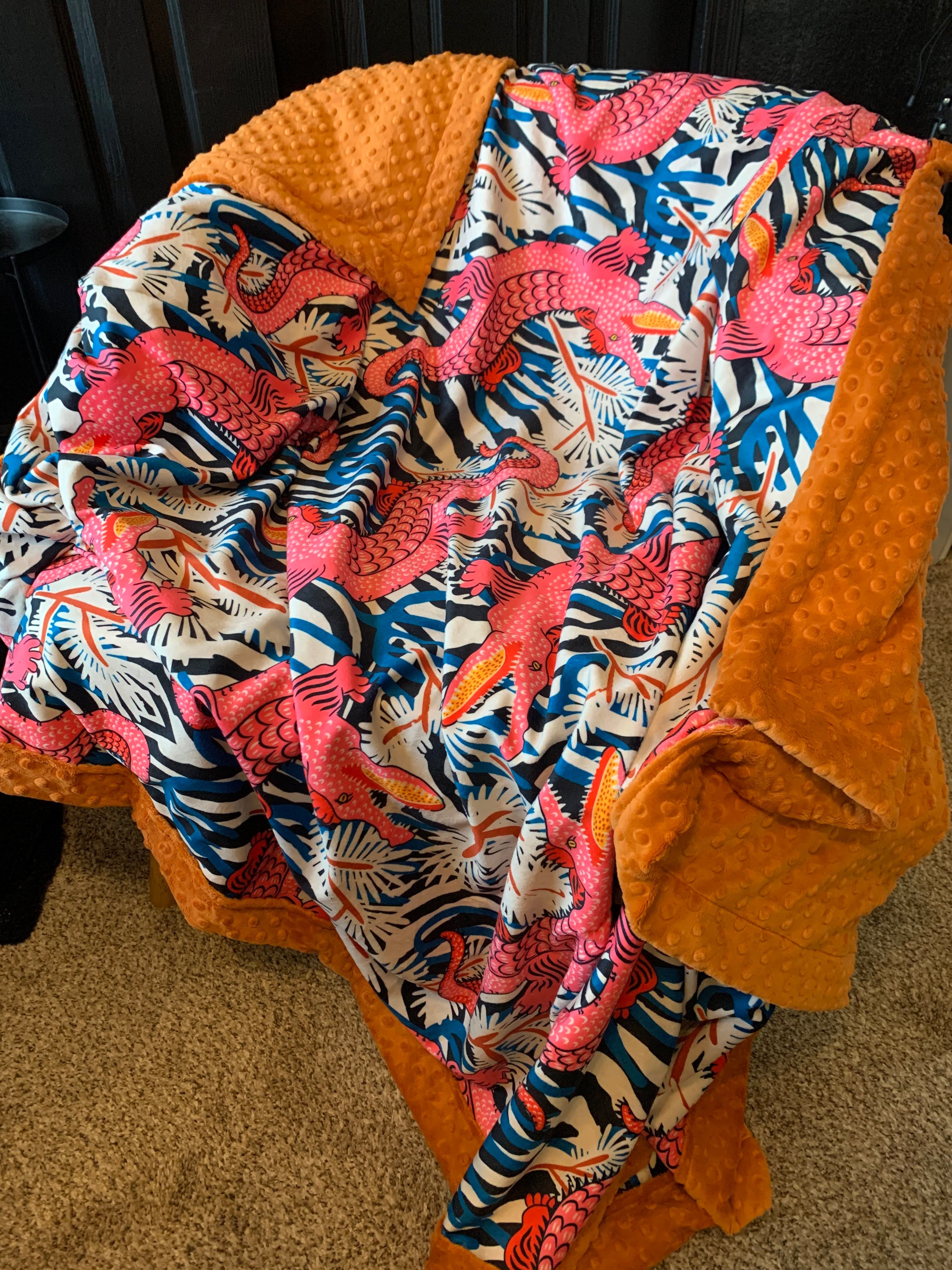 Custom Grownup Blankies - You Choose the Print – FireflyBazaarTX